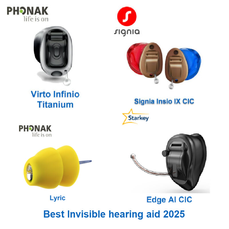 The Best Invisible Hearing Aids 2025 by Expert Audiologist